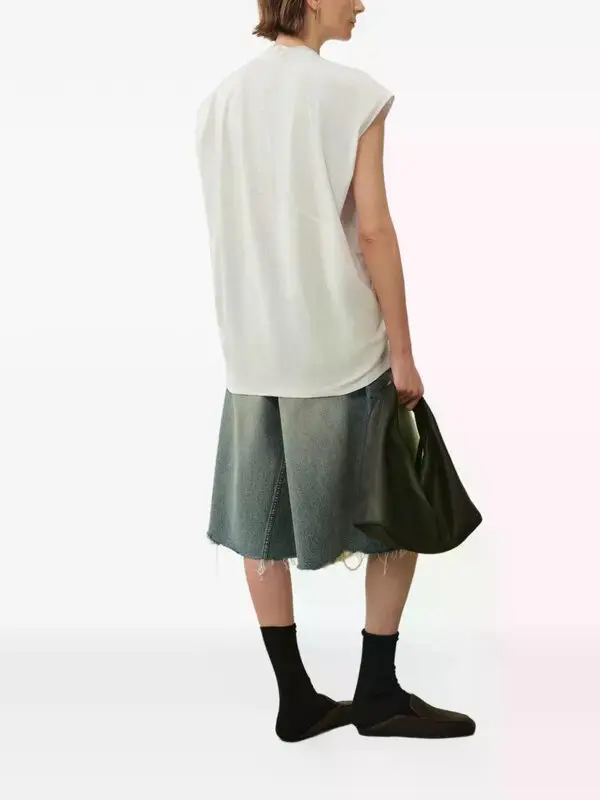 LESS Sculptural Crew-neck Vest