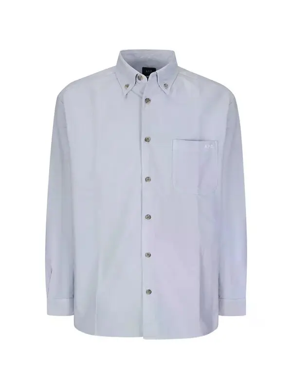 A.p.c. Mateo Logo-embroidered Shirt