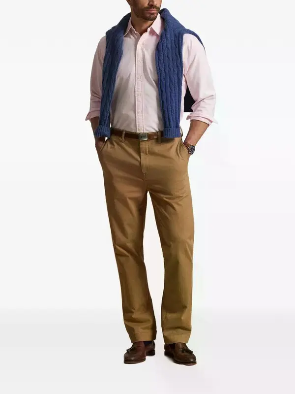 Polo Ralph Lauren Pony-embroidered Oxford Shirt - Pink