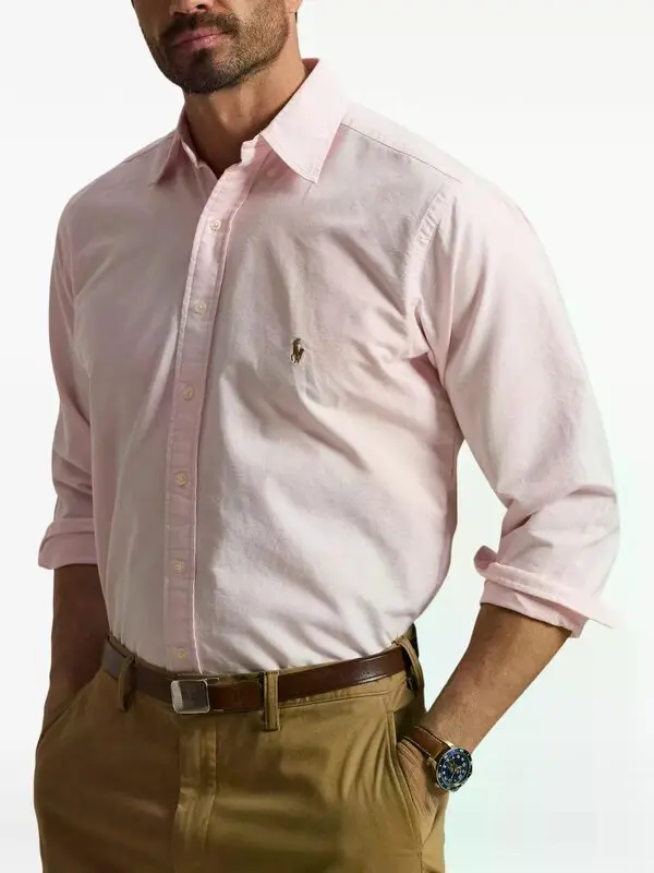 Polo Ralph Lauren Pony-embroidered Oxford Shirt - Pink