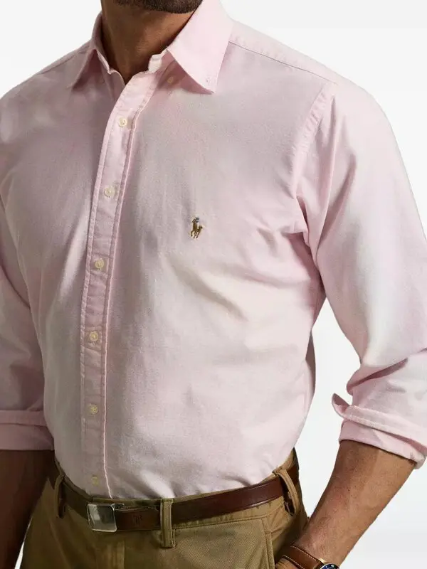 Polo Ralph Lauren Pony-embroidered Oxford Shirt - Pink