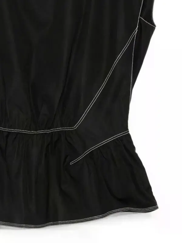 LESS Peplum-hem Blouse