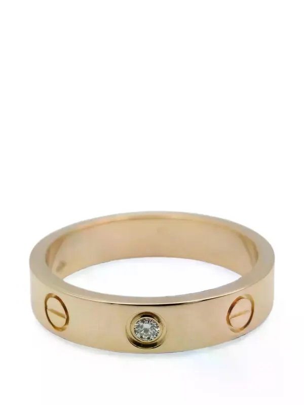 Cartier 2010s Love Diamond Ring - Gold