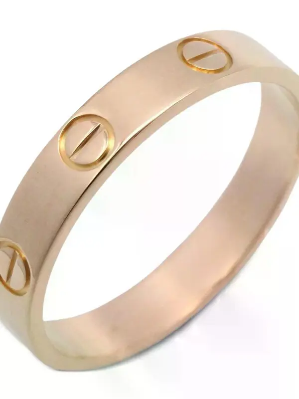Cartier 18k Rose Gold Love Ring - Pink