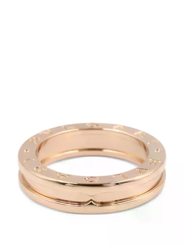 BVLGARI 18k Rose Gold B.zero1 Ring - Pink