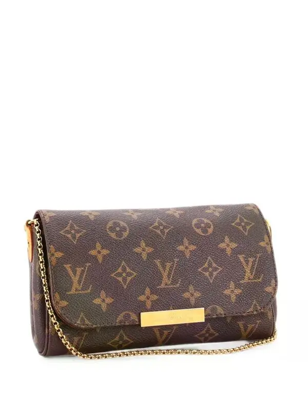 LOUIS VUITTON Monogram Canvas Pm Clutch Bag - Brown