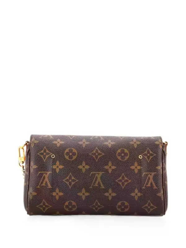 LOUIS VUITTON Monogram Canvas Pm Clutch Bag - Brown
