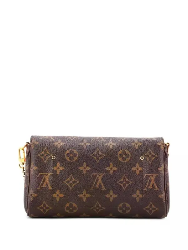LOUIS VUITTON Monogram Canvas Pm Clutch Bag - Brown