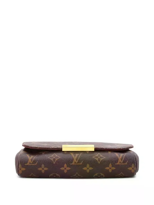 LOUIS VUITTON Monogram Canvas Pm Clutch Bag - Brown