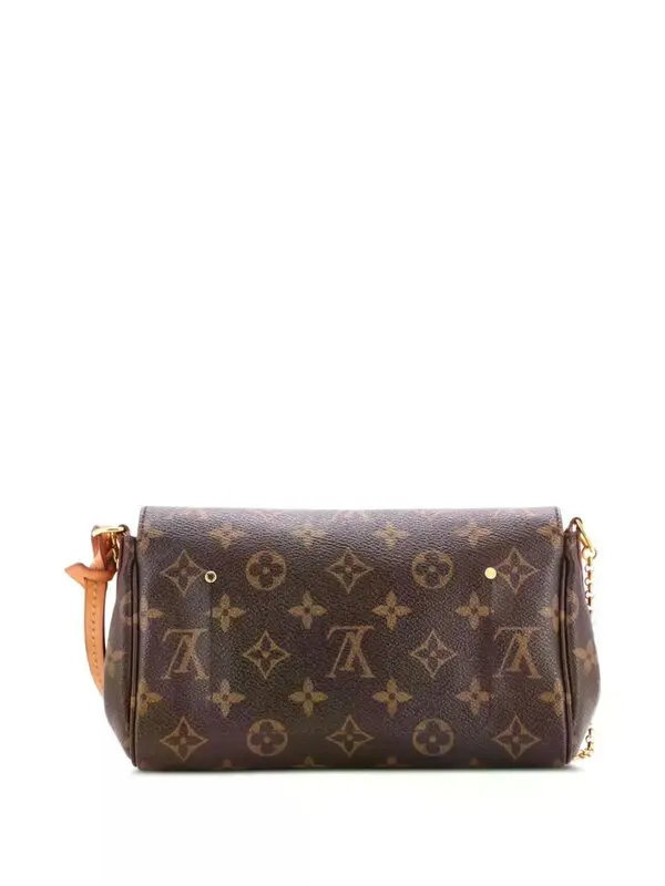 LOUIS VUITTON Monogram Canvas Pm Clutch Bag - Brown