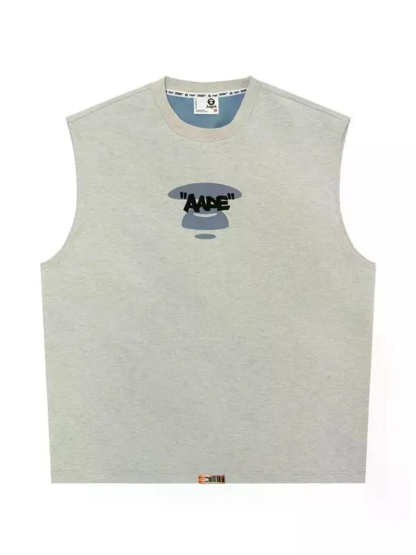 AAPE BY *A BATHING APE Aapeunvs Moonface Logo Tank Top