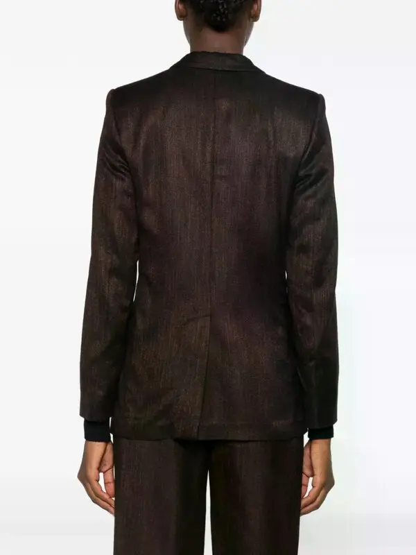 LARDINI Double-breasted Peaked-lapel Blazer