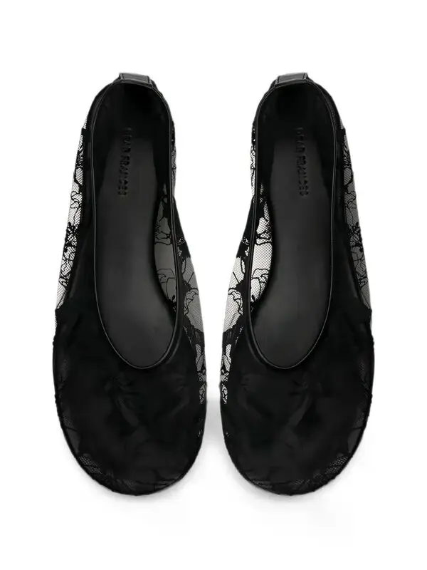 Dear Frances Floral-lace Ballet Flats