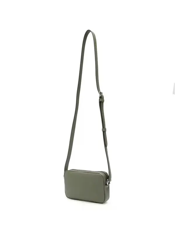 Valentino Garavani Vlogo Signature Leather Shoulder Bag - Green
