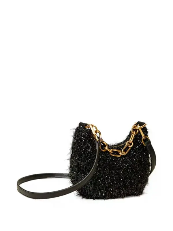 TWINSET Mini Croissant Bag With Lurex And Chain Strap