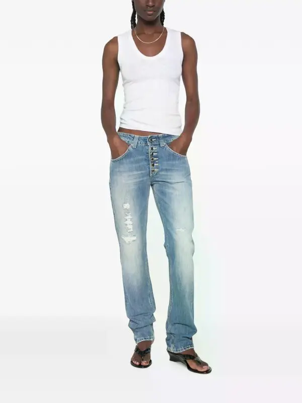 DONDUP Distressed Detail Jeans
