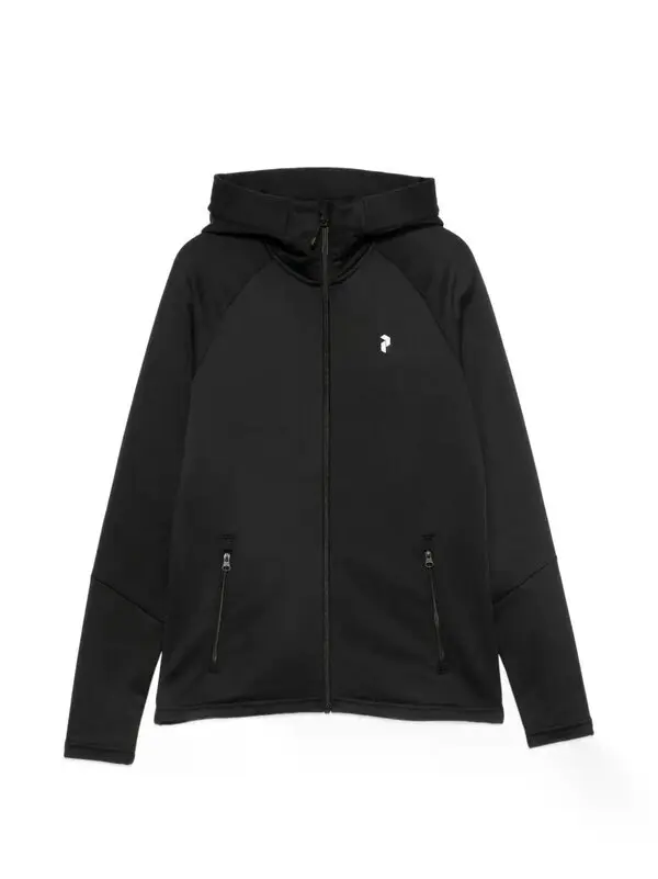 PEAK PERFORMANCE Logo Print Zip-up Sweatshirt