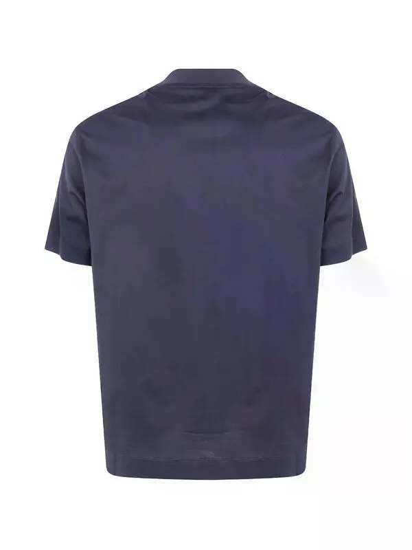 Emporio Armani Logo-embroidered T-shirt - Blue