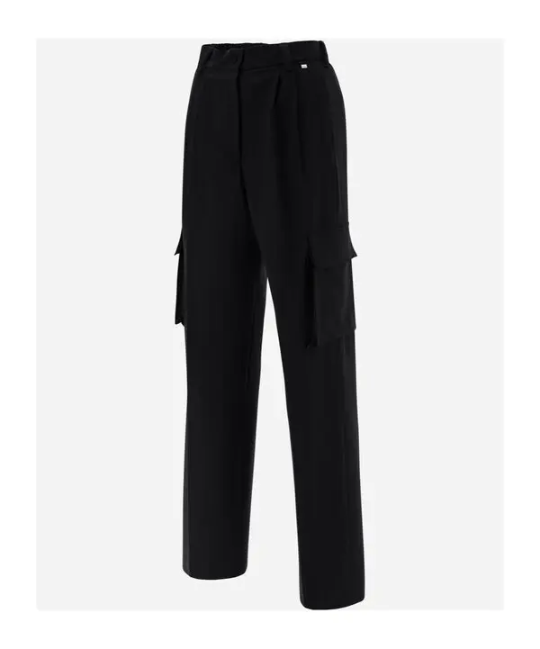 Herno High-waisted Cargo Tailored Trousers
