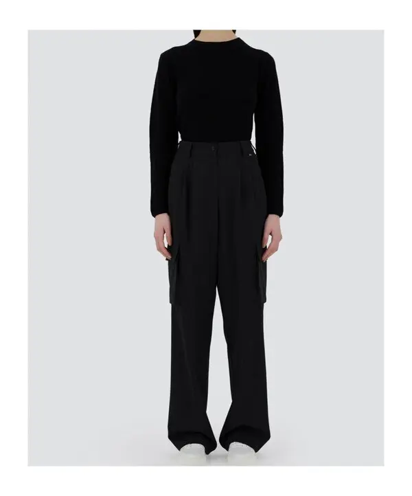 Herno High-waisted Cargo Tailored Trousers