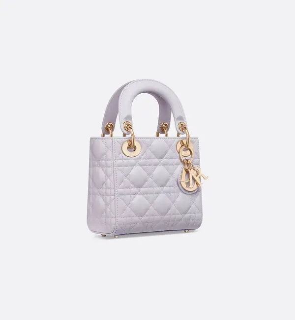 Dior Small Lady My Abcdior Bag - Lavender