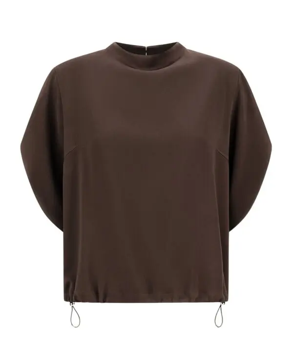 Herno T-shirts Tops Satin Resort Top