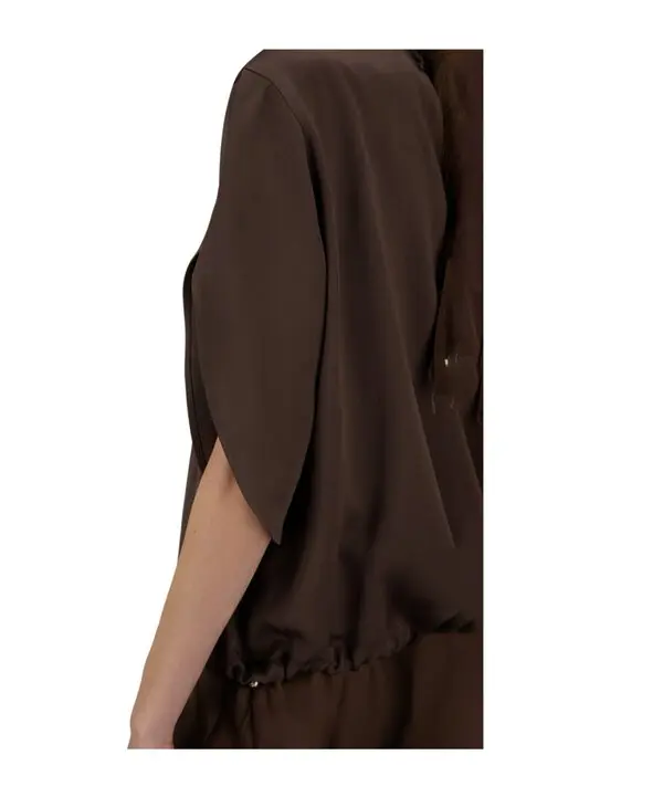 Herno T-shirts Tops Satin Resort Top