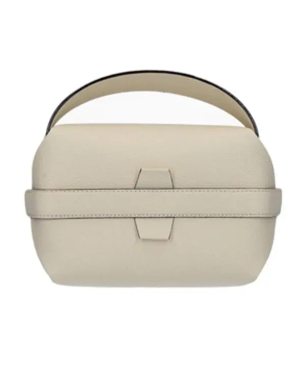 VALEXTRA Logo Handbag - Nude