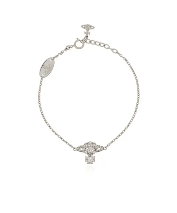 VIVIENNE WESTWOOD Orb Chain Bracelet - White