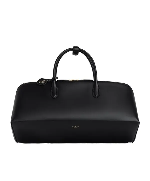 Alaïa Delta Medium Bag In Box Calfskin - Black