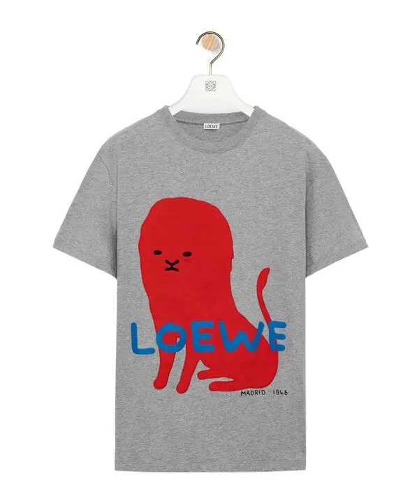 Loewe Regular Fit T-shirt In Cotton