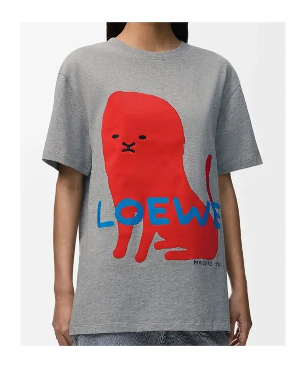 Loewe Regular Fit T-shirt In Cotton