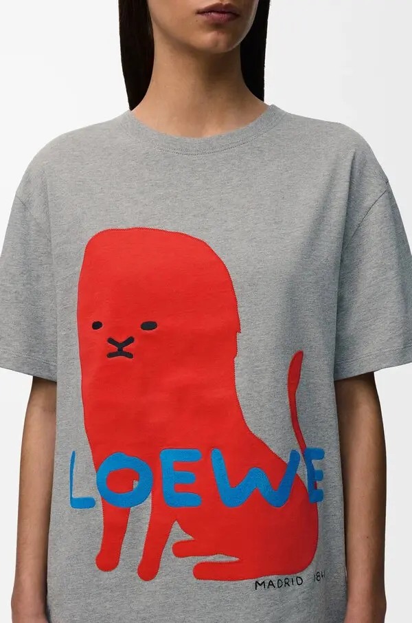 Loewe Regular Fit T-shirt In Cotton