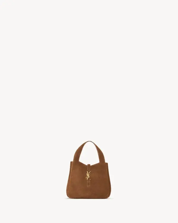 Saint Laurent Le 5 À 7 Baby Bea Suede Top Handle Bag