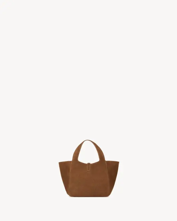Saint Laurent Le 5 À 7 Baby Bea Suede Top Handle Bag