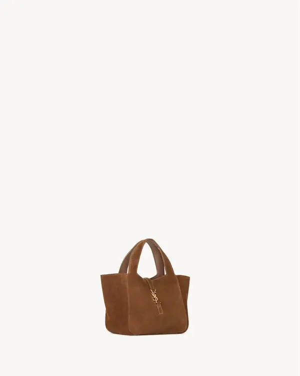 Saint Laurent Le 5 À 7 Baby Bea Suede Top Handle Bag