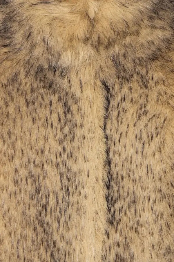 ROTATE BY BIRGER CHRISTENSEN Faux Fur Crop Jacket