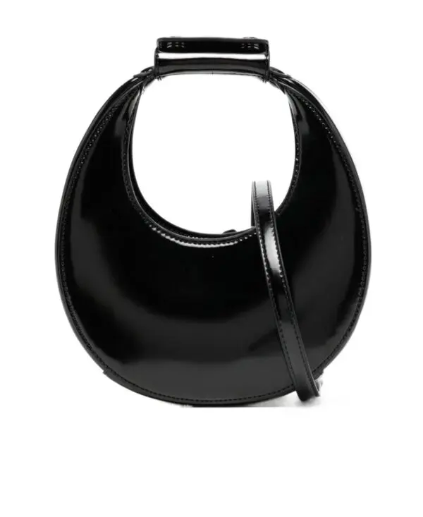 Staud Good Night Moon Logo-debossed Crossbody Bag