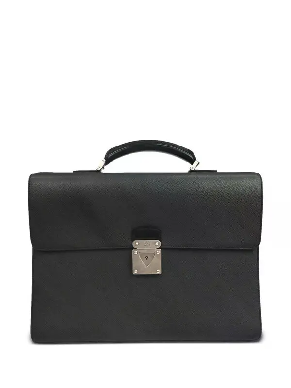 LOUIS VUITTON 2006 Taiga Robusto 1 Briefcase - Black