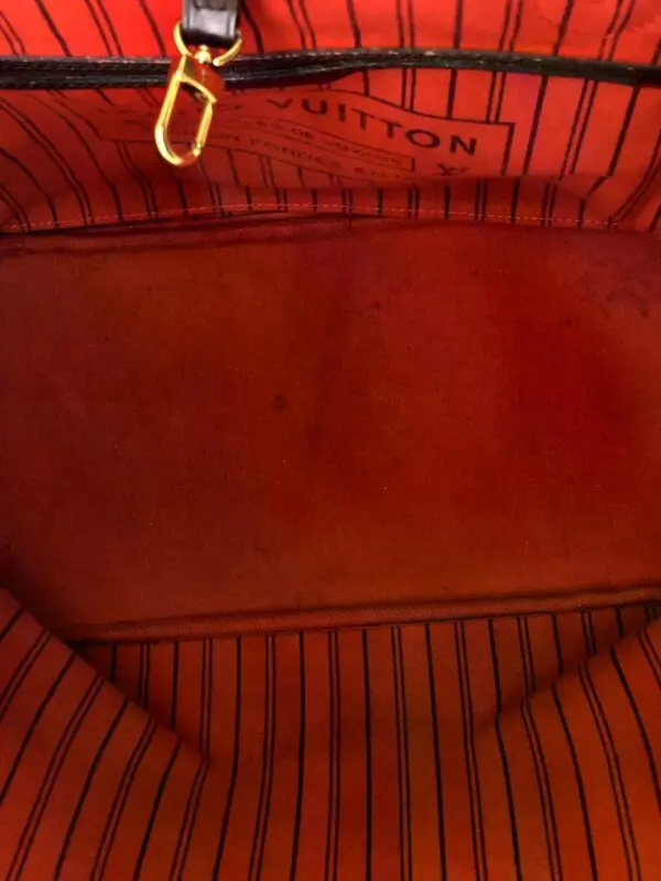 LOUIS VUITTON Damier Mm Tote Bag - Brown