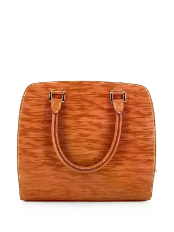 LOUIS VUITTON Pont Neuf Handbag Epi Leather Pm Satchel - Brown