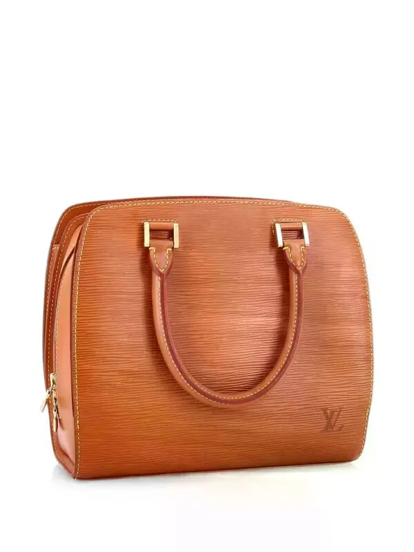 LOUIS VUITTON Pont Neuf Handbag Epi Leather Pm Satchel - Brown