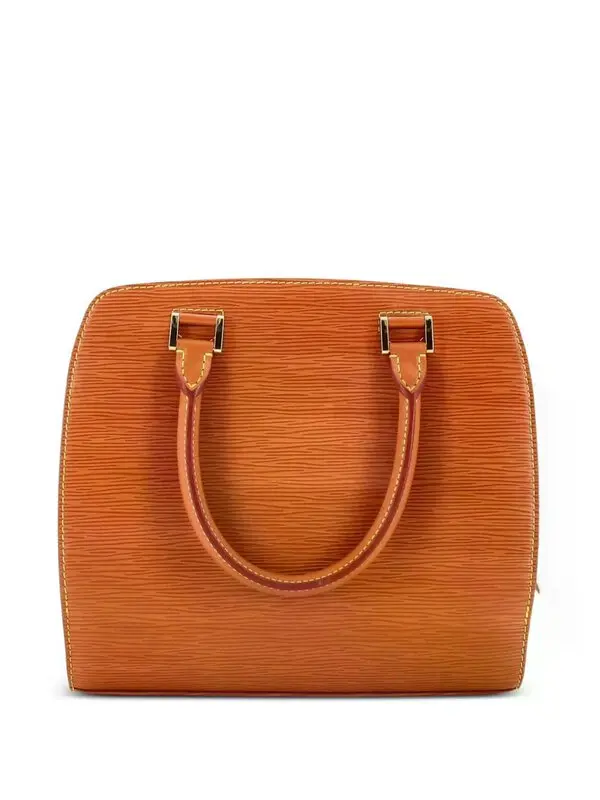 LOUIS VUITTON Pont Neuf Handbag Epi Leather Pm Satchel - Brown