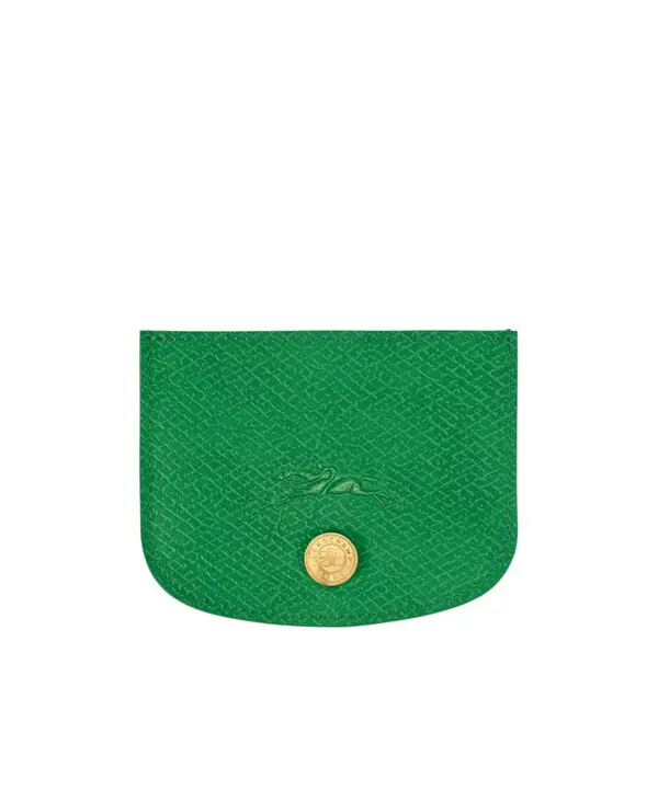 Longchamp Pure Logo-embroidered Cardholder