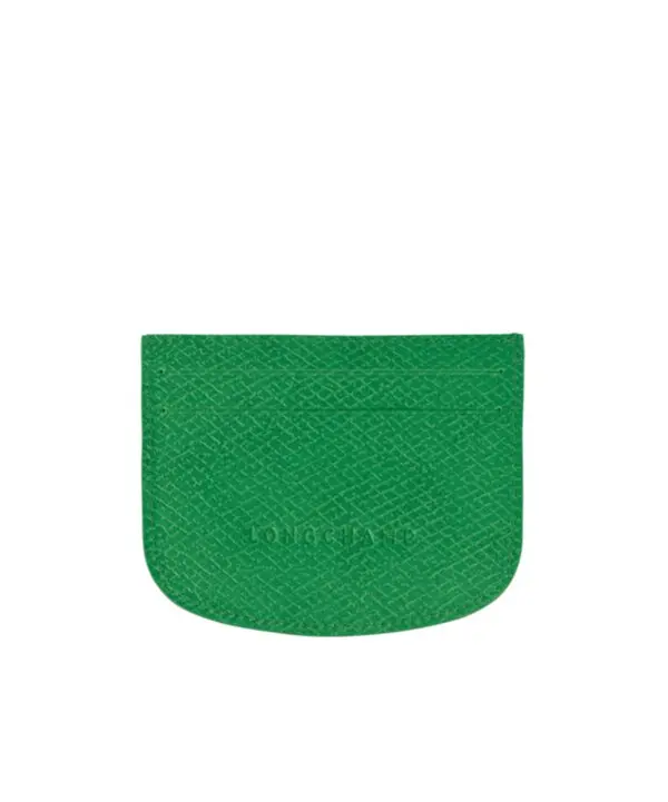 Longchamp Pure Logo-embroidered Cardholder