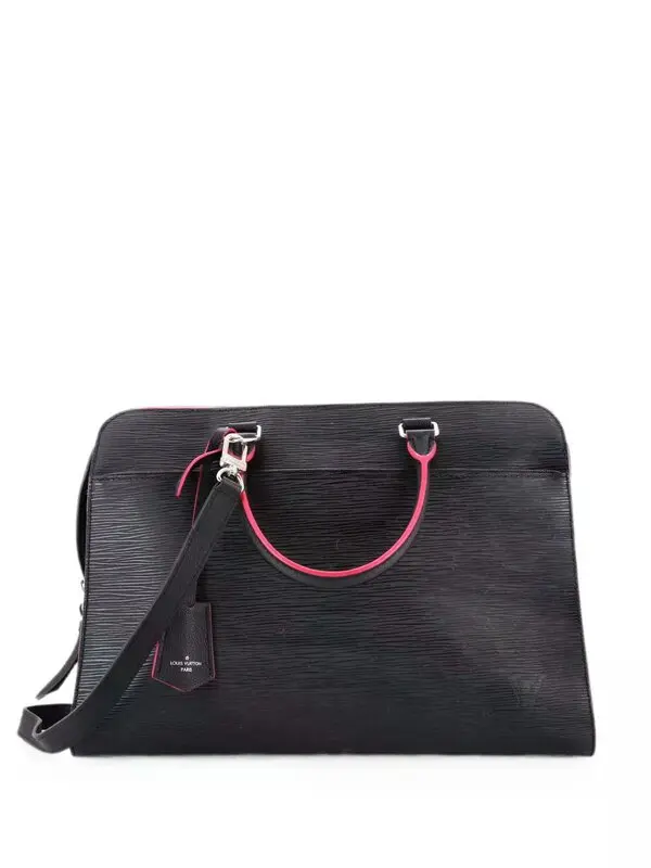 LOUIS VUITTON Vaneau Handbag Epi Leather Gm Satchel - Black