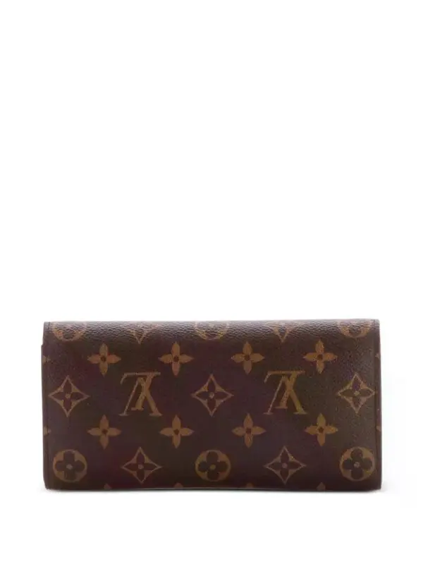 LOUIS VUITTON Emilie Wallet Monogram Canvas Small Wallets