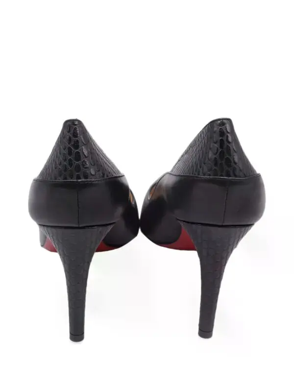 CHRISTIAN LOUBOUTIN Maastricht Snake-effect Pumps - Black