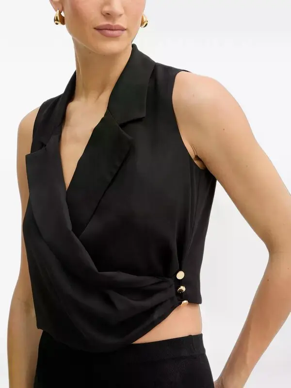 FRACOMINA Button Wrap Top