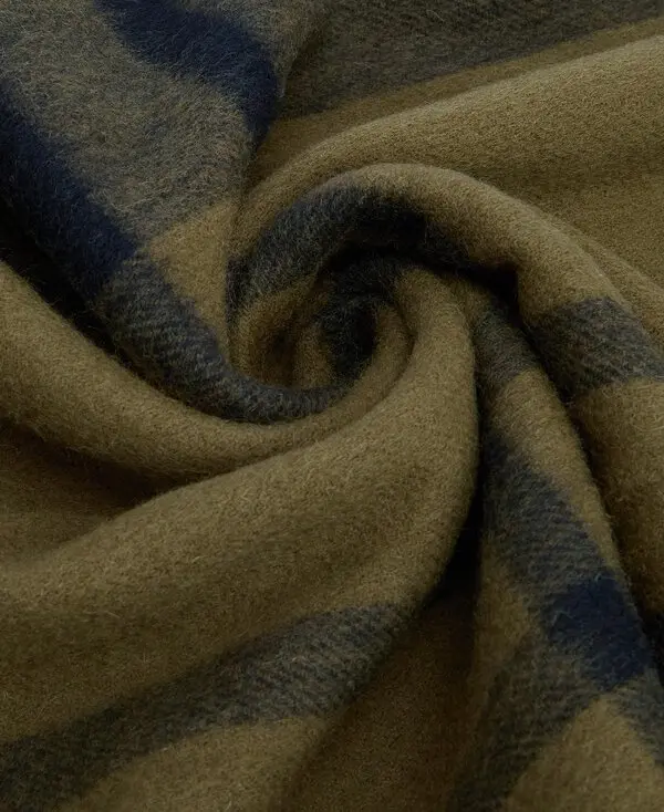 Barbour Tartan-check Fringed Scarf